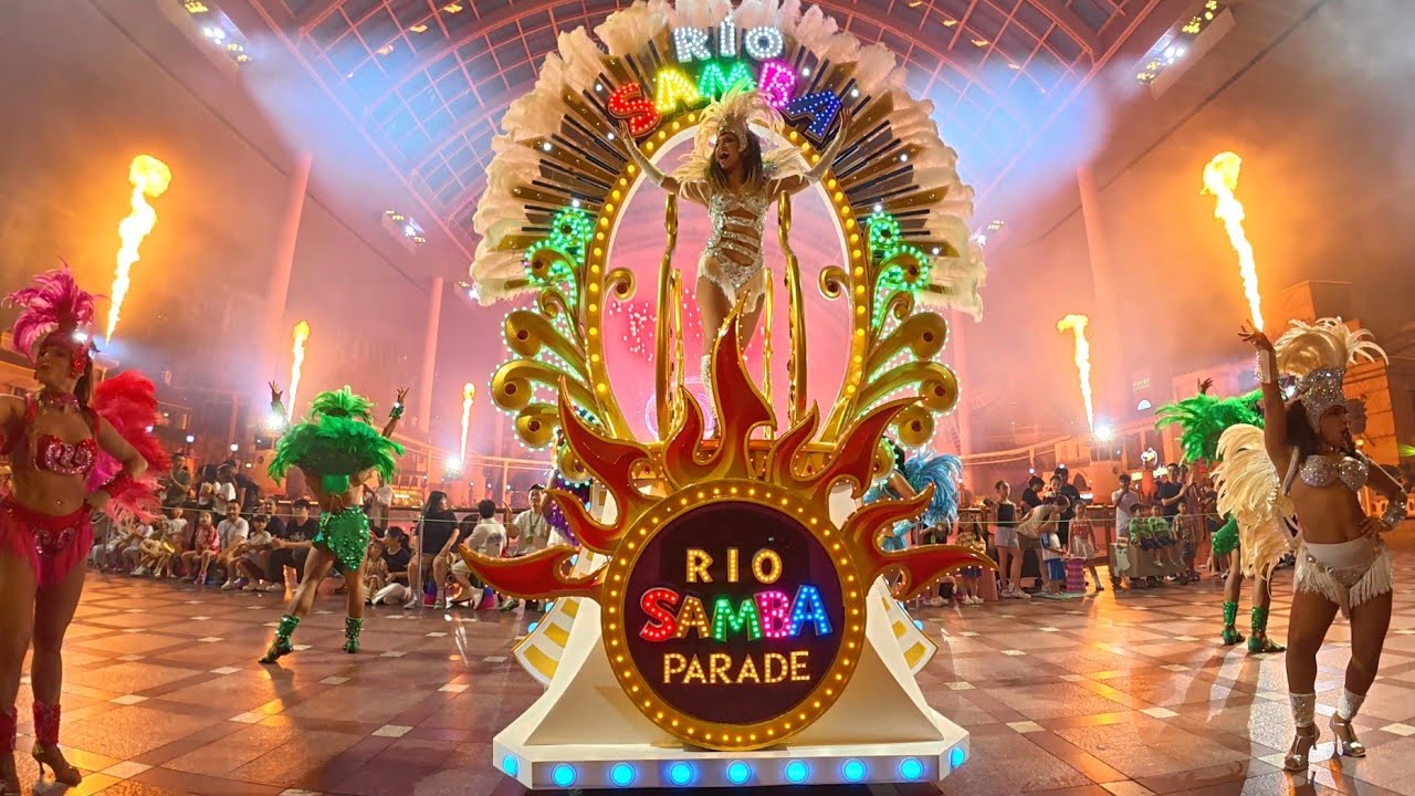 [4K] 2025.07.18 롯데월드 삼바 카니발 야간 퍼레이드 - Samba Carnival Parade at night ...