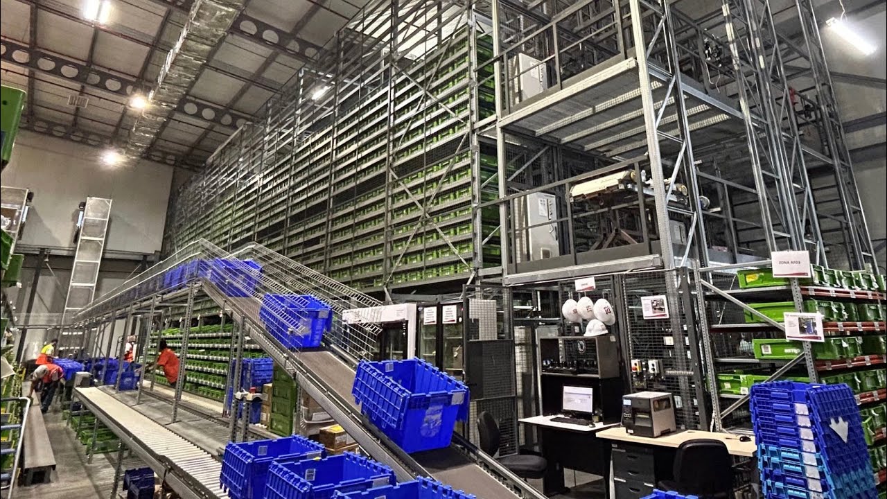 Knapp Shuttle System for Sale - and a lot of conveyors - dismantled and ...