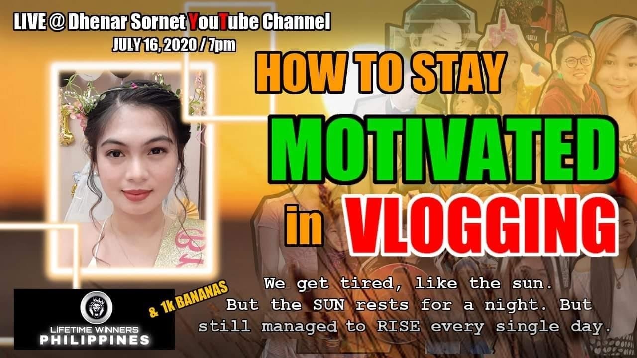 HOW TO STAY MOTIVATED IN VLOGGING - YouTube