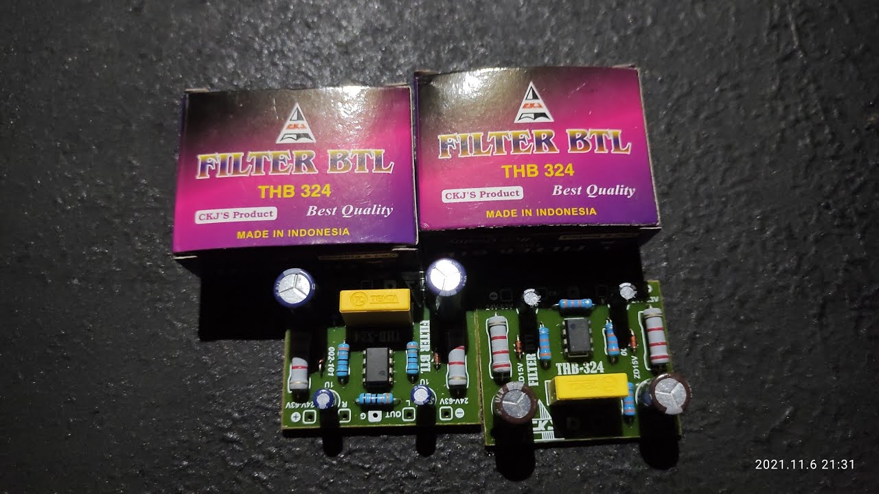 Kit Filter BTL ckj | buat btl power agar nendang - YouTube