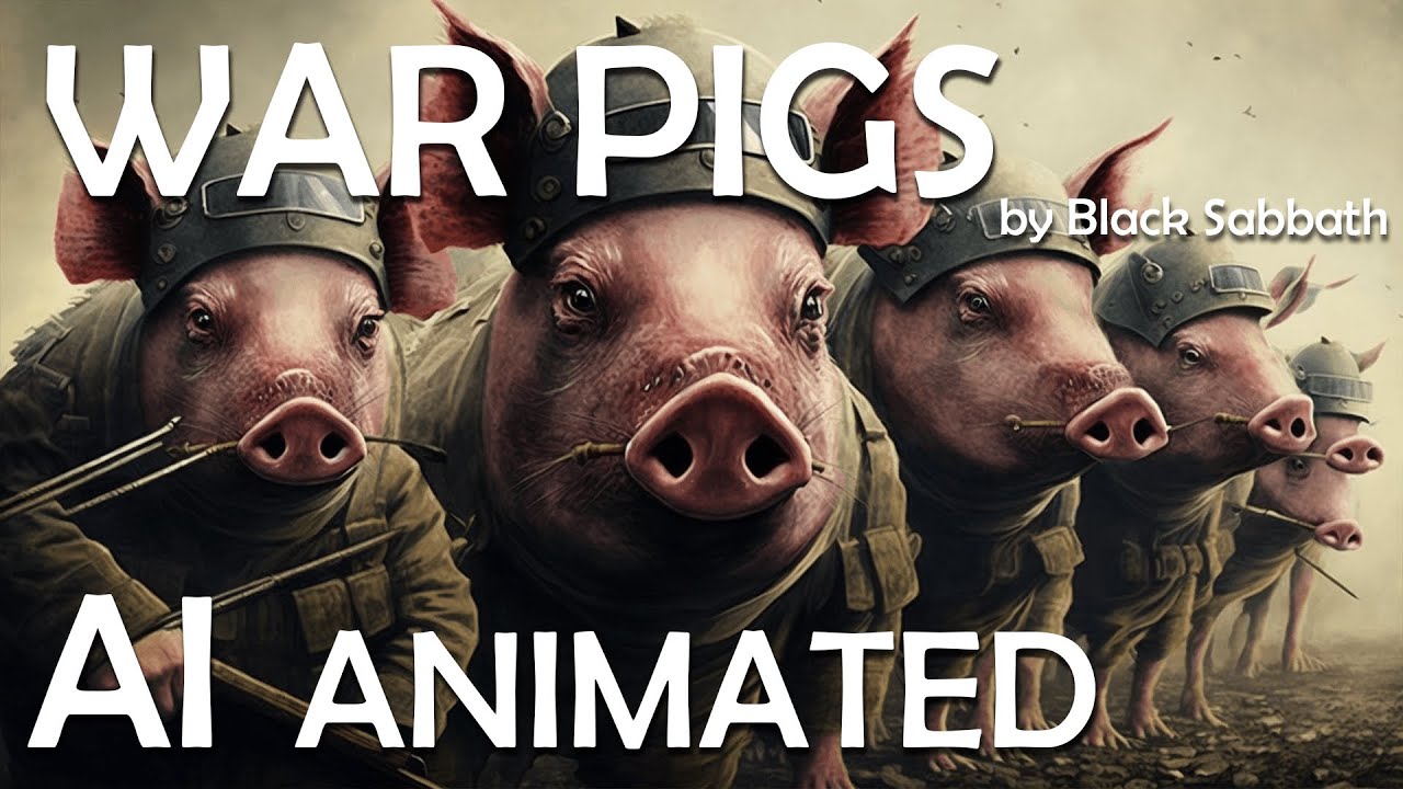 War Pigs by Black Sabbath - AI animated clip - YouTube