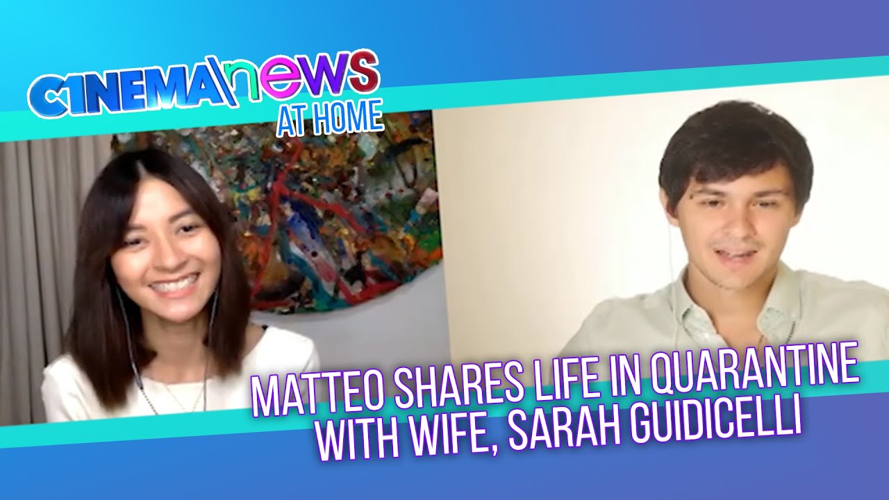 Matteo Guidicelli Shares Quarantine Life Wtih Wife, Sarah Guidicelli ...