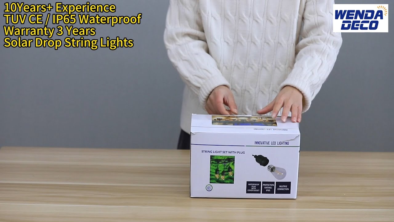 Solar Drop String Lights (1) How to Choose the Right String Lights for ...