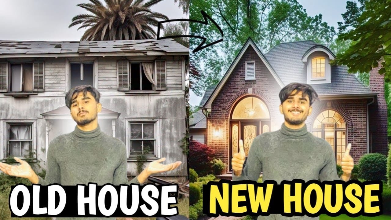 New House or Old House🏠||Pura Ghar change kr dia|| - YouTube