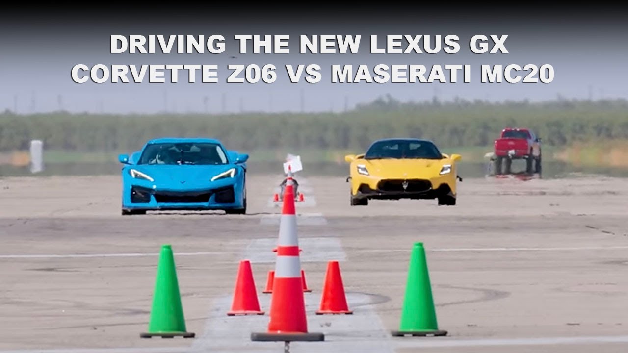 CarCast+Edmunds - Driving the new Lexus GX. Corvette Z06 vs Maserati ...