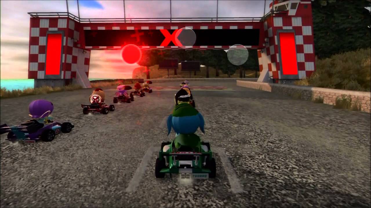 Touhou Sisters Racing in ModNation Racers - YouTube