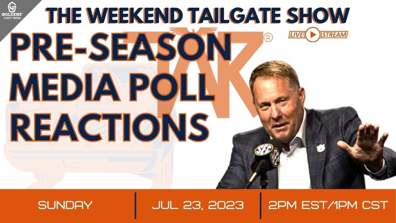 The Weekend Tailgate: SEC Media Pre-Season Poll Reactions - YouTube