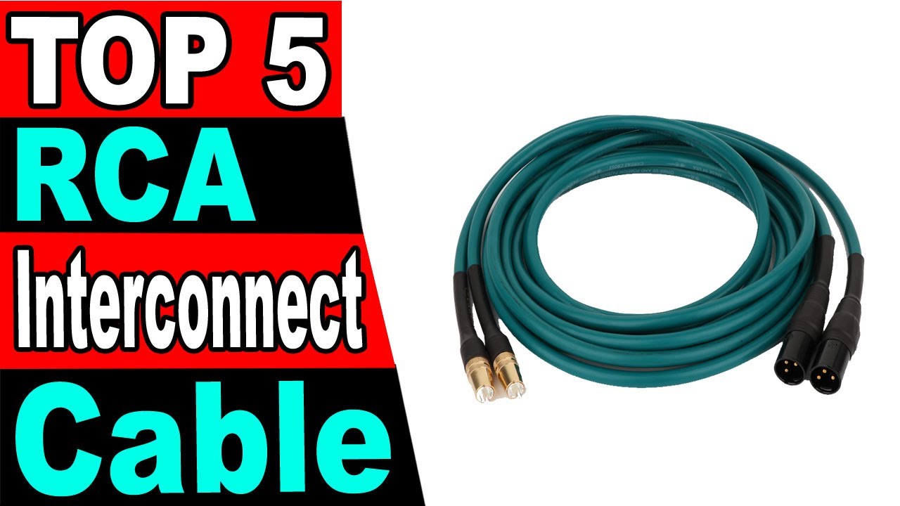 TOP 5 Best RCA Interconnect Cable Review 2024 - YouTube