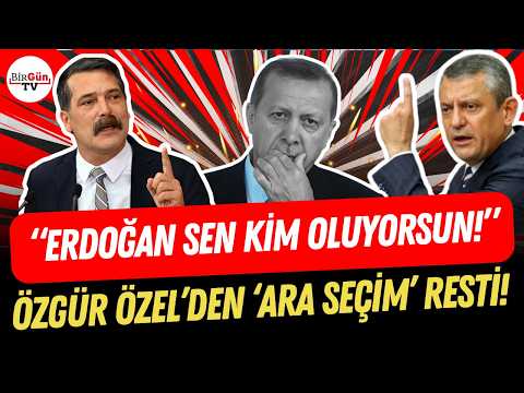 Erkan Baş'la görüşen Özgür Özel'den Erdoğan'a 'ara seçim' resti: \