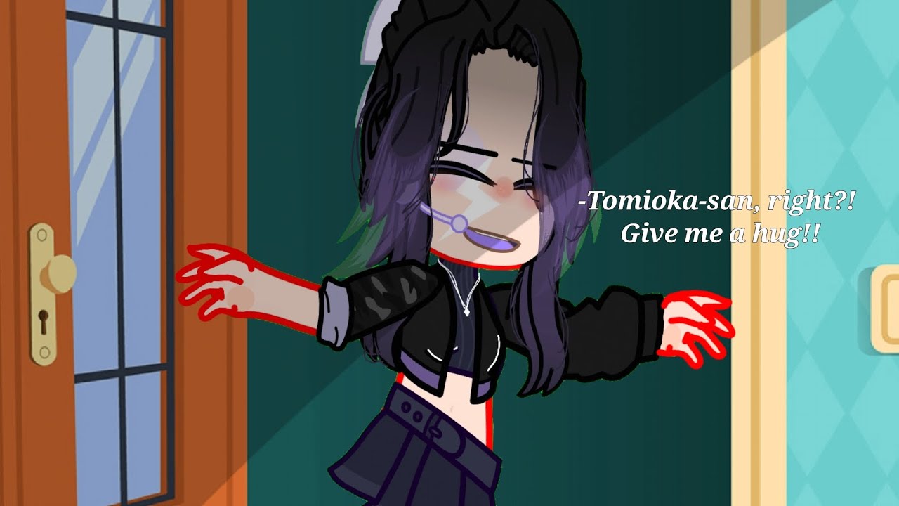 "Tomioka-san, right? Give me a hug!!" (🐦‍⬛💜GiyuShino🖤🦋) 《Popstar AU ...