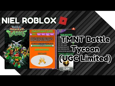 (UGC Limited) TMNT Battle Tycoon Script Week 3 | Roblox - YouTube