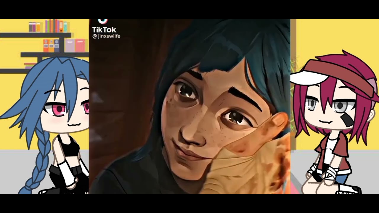 Jinx and Vi react's to Jinx💙(First reaction/Part 1💙1/?💙PLEASE READ ...