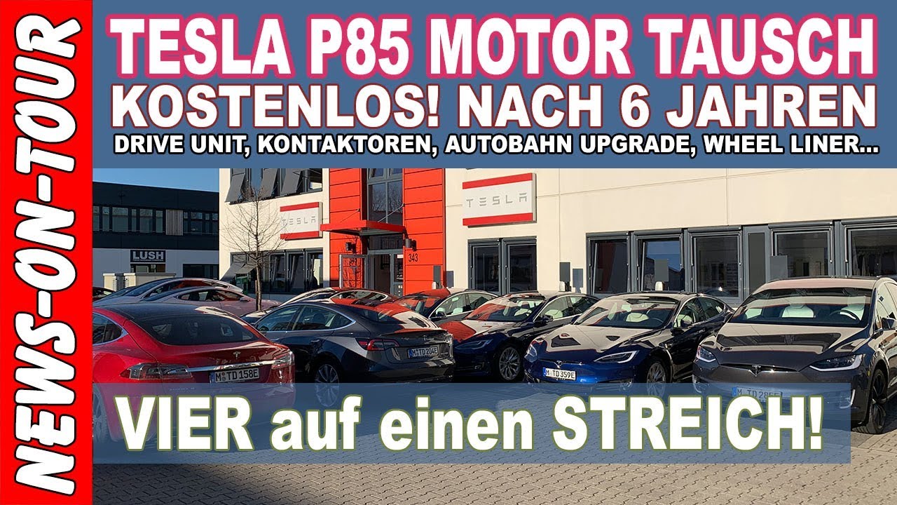 Tesla Model S P85 Drive Unit (Motor) GARANTIE Tausch nach 6 Jahren ...