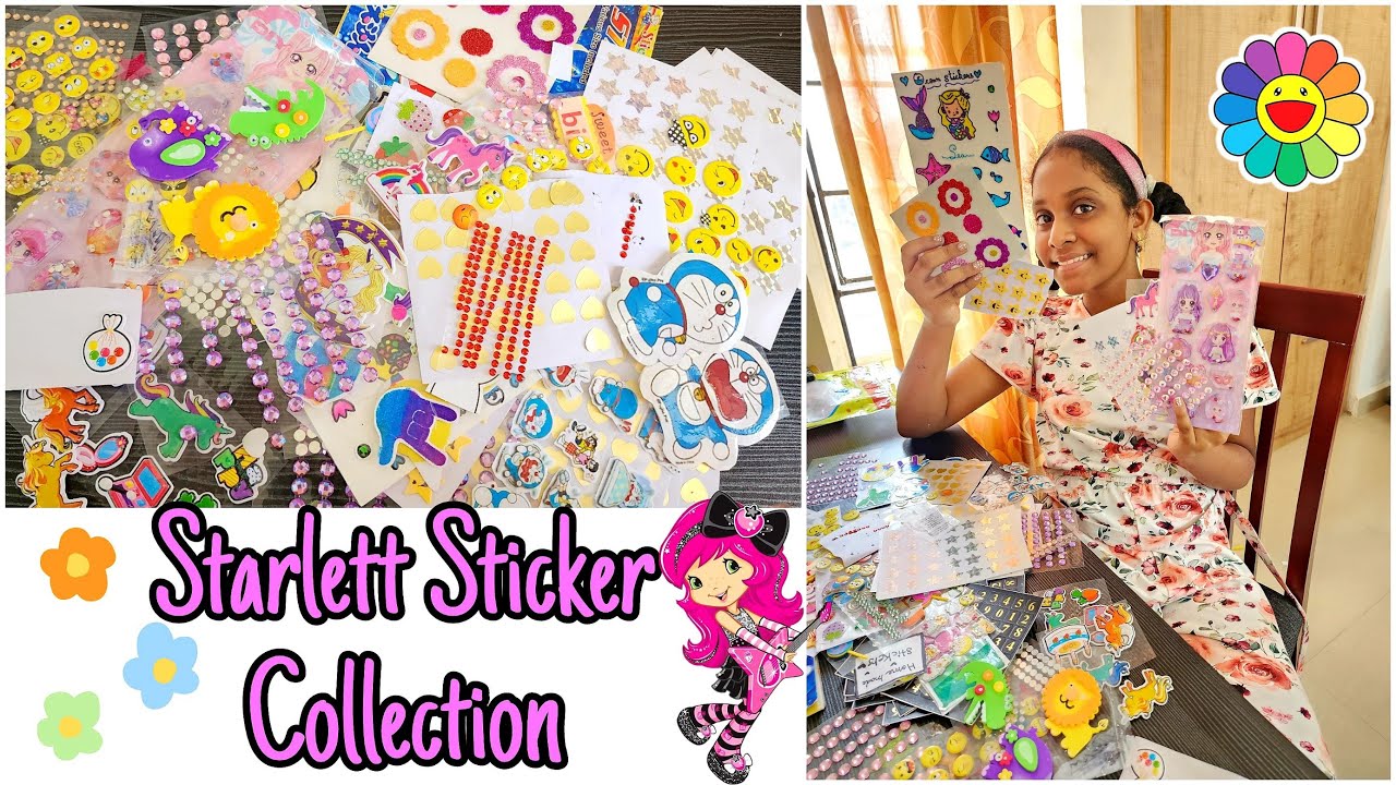 Starlett Huge Cute STICKER Collection 🤩 ⭐ Cute Stationary/DIY STICKERS ...