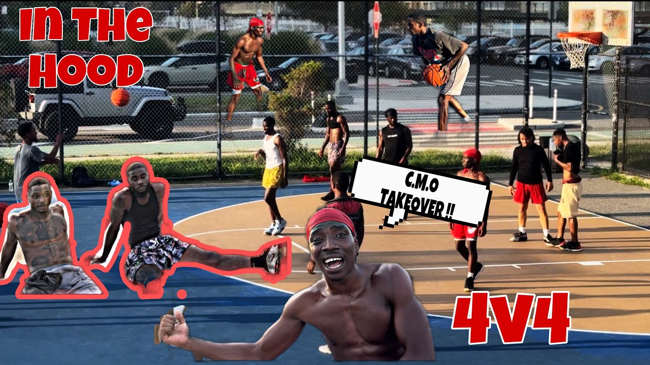 THIS MY SH!T !! | 4v4 Basketball Game | C.M.O TAKEOVER!! - YouTube