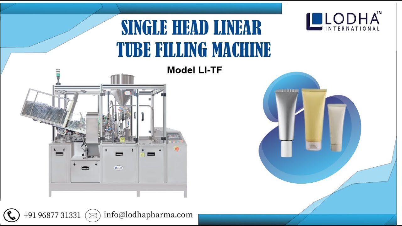 Single Head Linear Tube Filling Machine (What It Is & How It Works ...