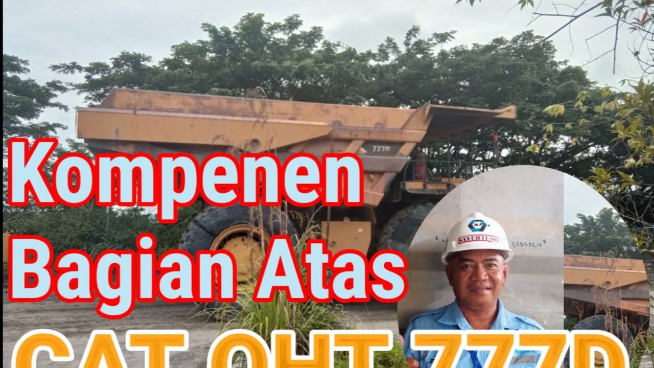 CAT OHT 777 D upper component unit - YouTube