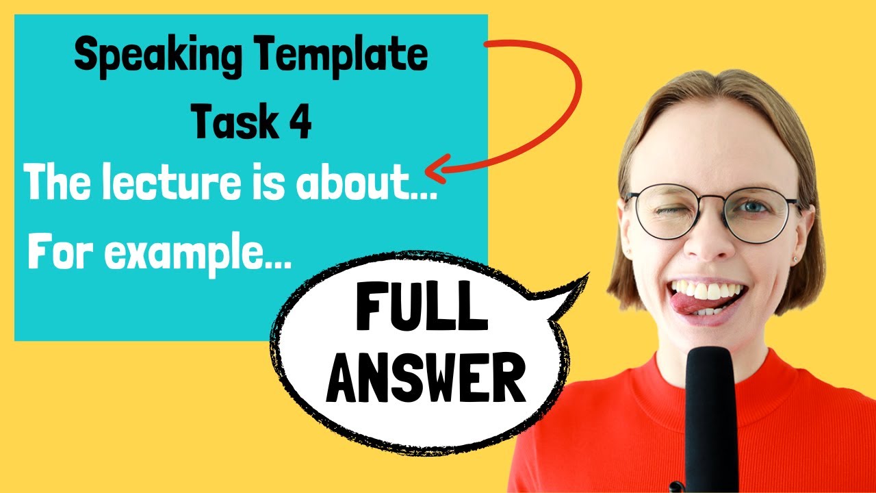 TOEFL Speaking Practice Task 4 - YouTube