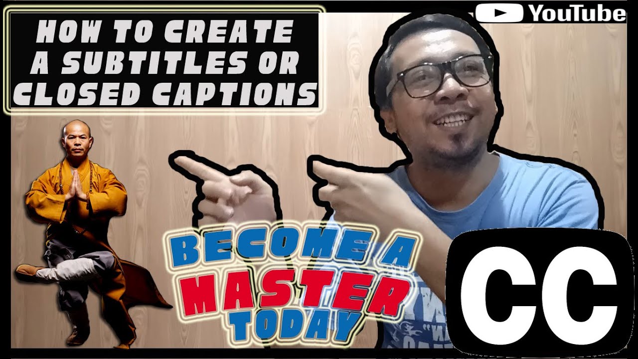 How to Create a SUBTITLES or CC in Youtube | Become a MASTER Today ...