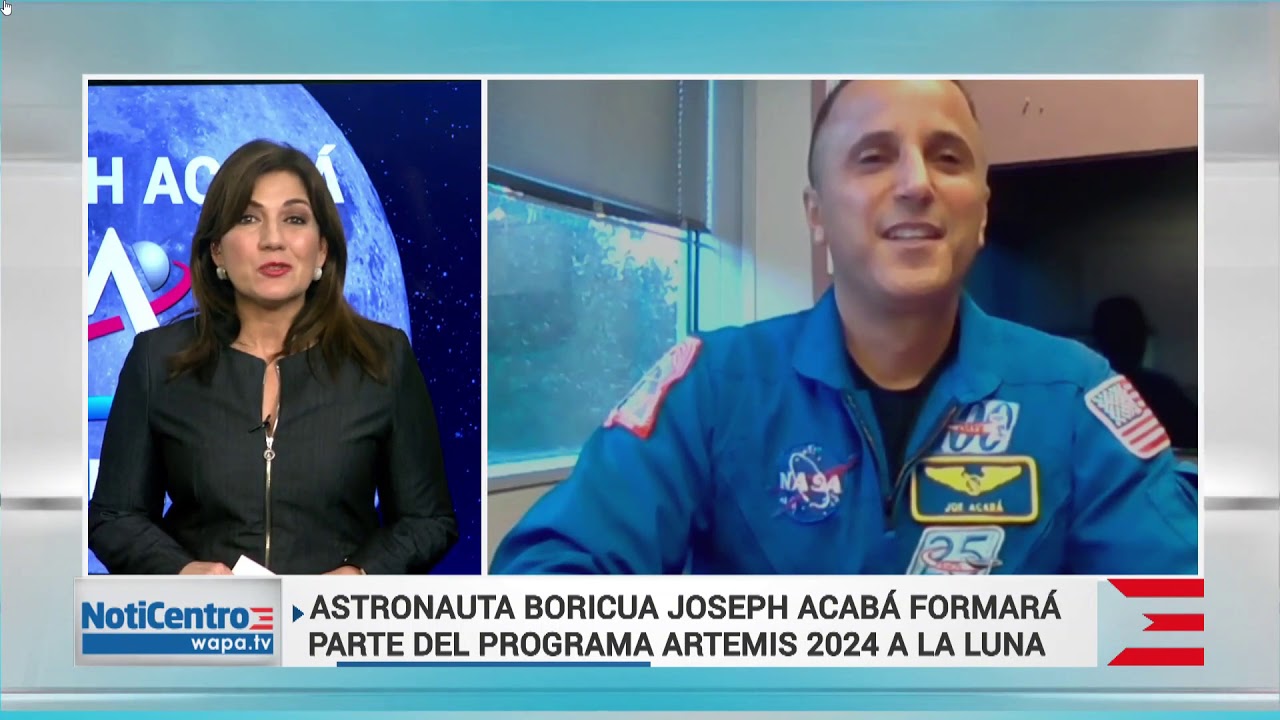 Joe Acabá selected for NASA Artemis Program - YouTube