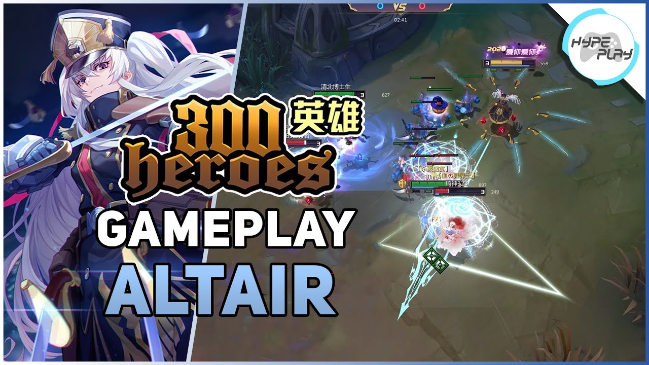 300 Heroes MOBA Anime, Altair Re: Creators Gameplay ! Fate ...