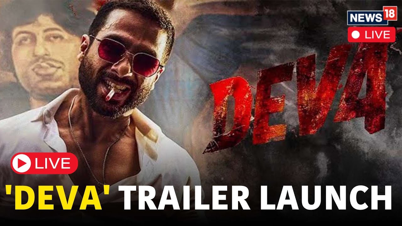 Deva Trailer Launch LIVE | Deva Trailer Shahid Kapoor | Deva Trailer ...