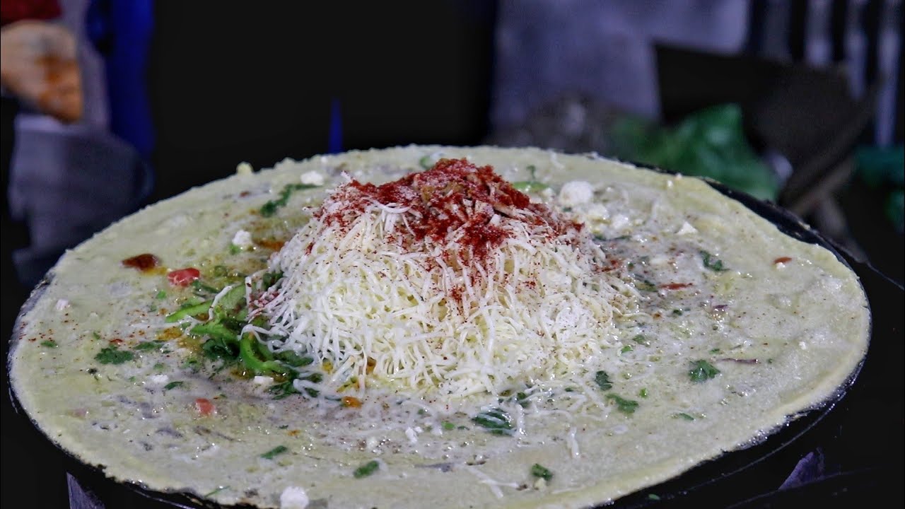King Of Cheesiest Dosa | Ghotala Dosa | Mumbai Style Quick Recipe ...