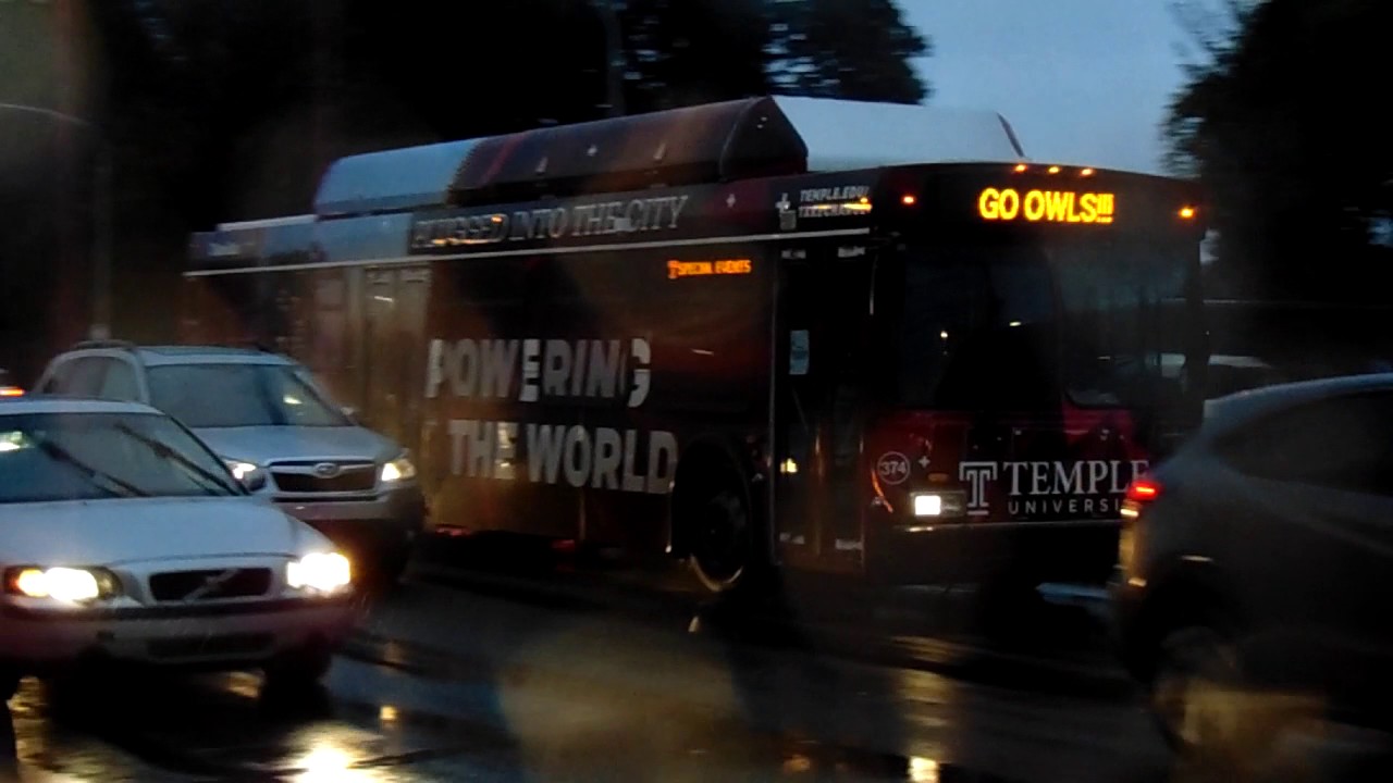 Temple U Shuttle 2001 New Flyer C40LF #374 - YouTube
