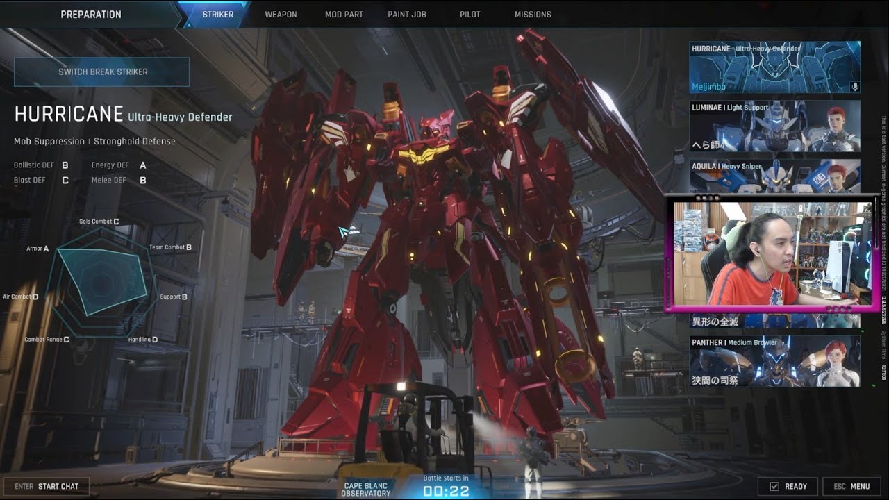 Mecha BREAK - Hurricane Sazabi Custom - YouTube