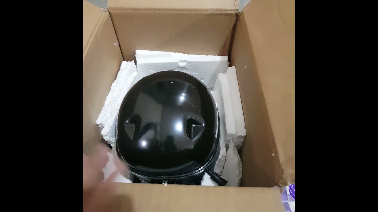 kompresor kulkas LG FLA150NBMA (unboxing) SXS, side by side. - YouTube