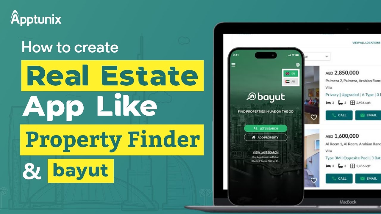 Create Your Own Real Estate App like Property Finder & Bayut | Real ...