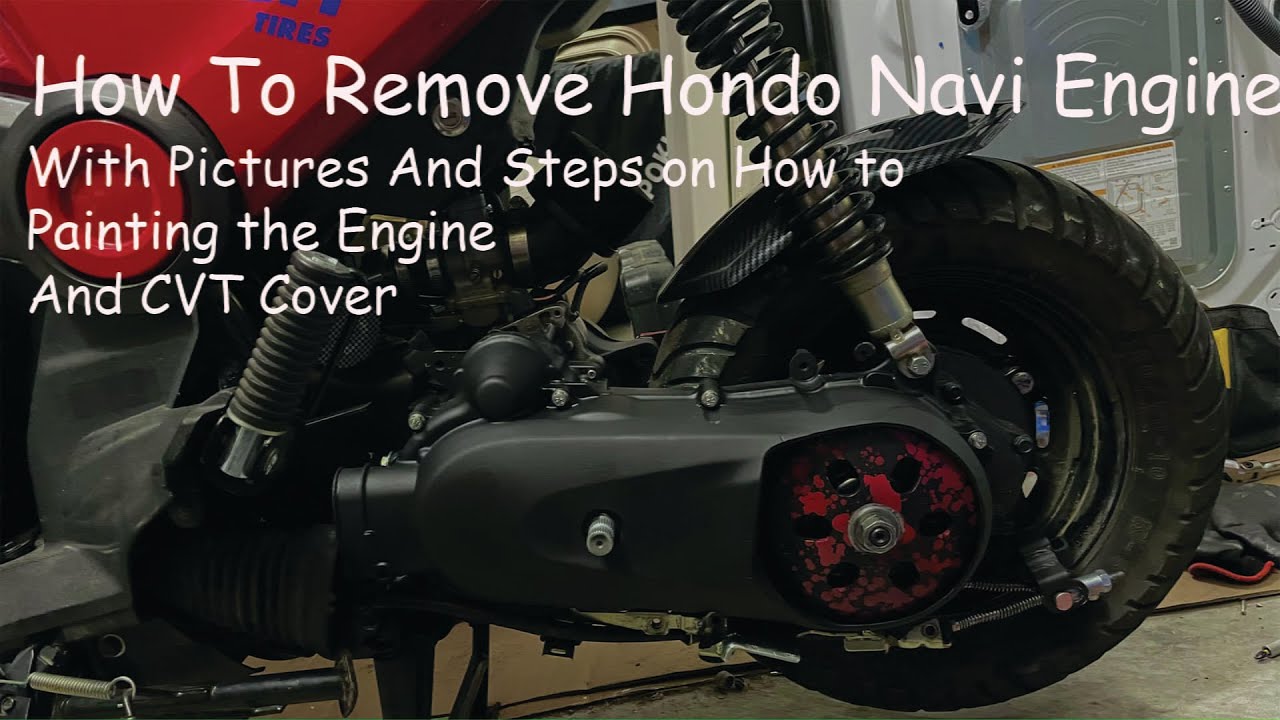 How to remove Honda Navi engine. - YouTube