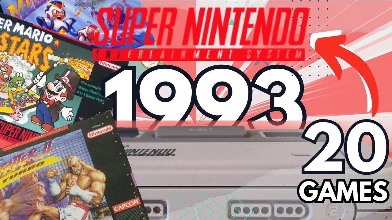 20 🟢🔵🟡🔴 SNES games released in 📆 1993 | The BEST releases EVER - YouTube