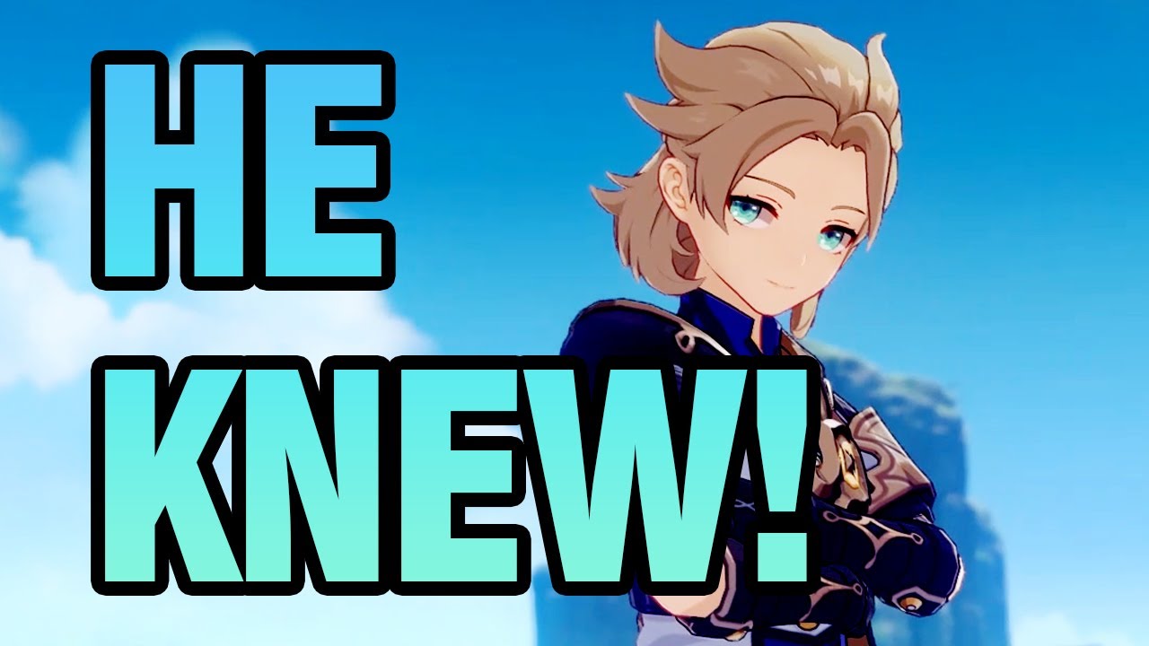 Albedo Smirk #genshinimpact - YouTube