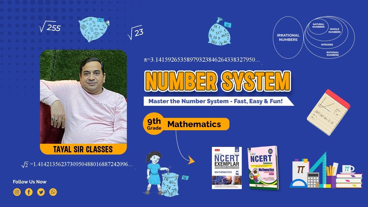 Class 9 Maths | Exponents of Real Numbers | Integral & Rational ...
