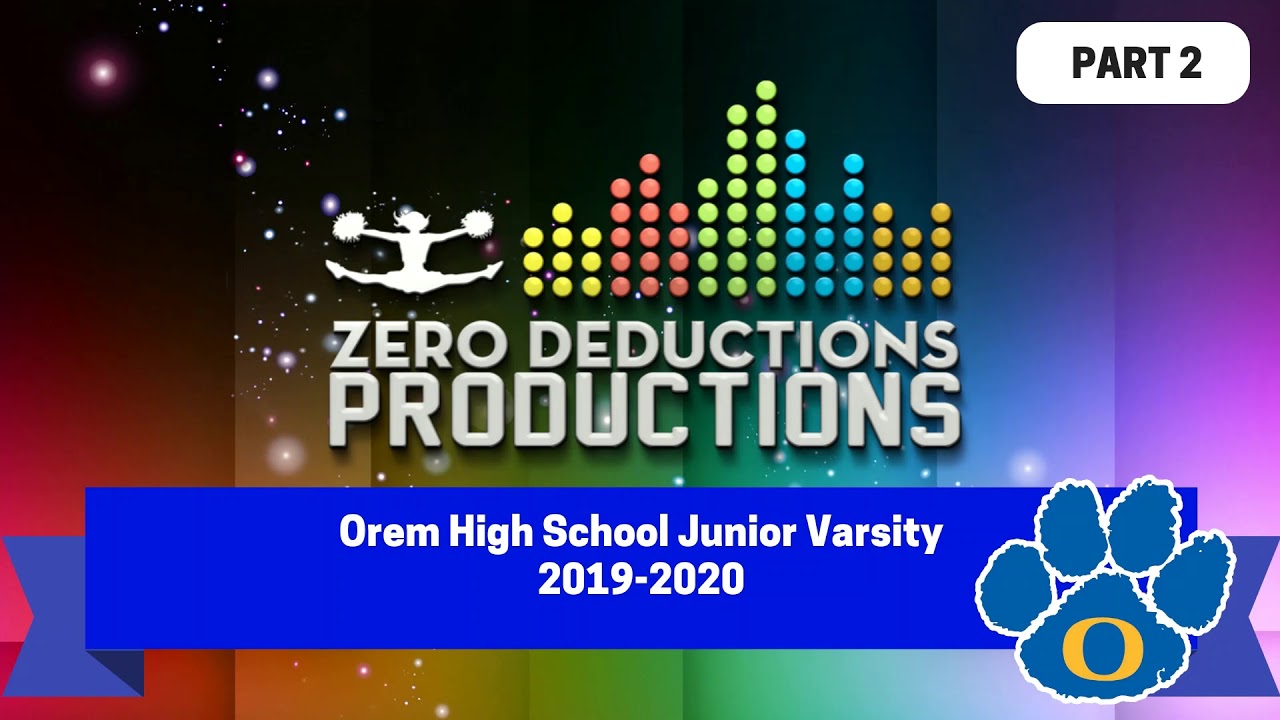 Orem High School Junior Varsity Part 2 | 2019-2020 Cheer Mixes | Zero ...