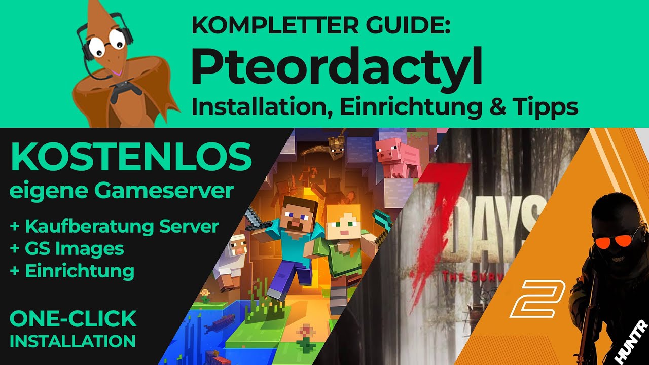Kostenlose Gameserver hosten mit Pterodactyl 🚀 Ultimative Schritt-für-Schritt-Anleitung - YouTube