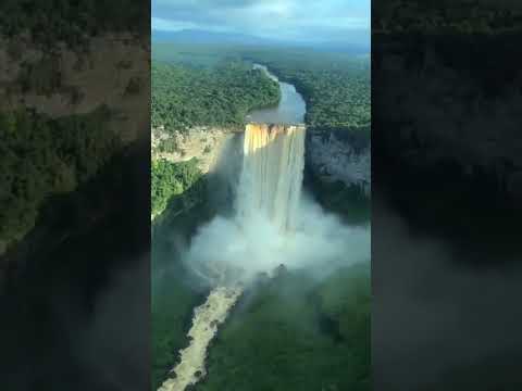 Beautiful waterfall of amazon forest #shorts #incredible wonder nature