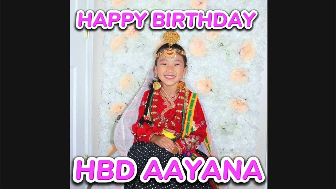 HBD Aayana - YouTube