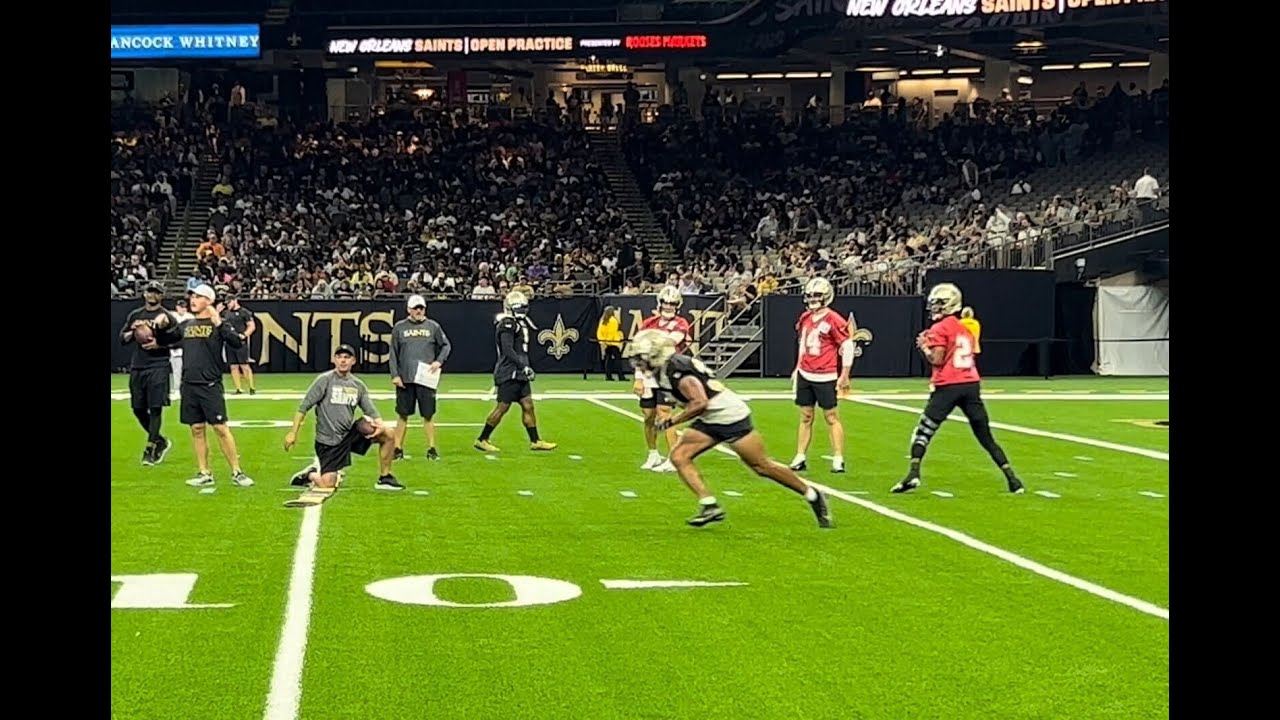 Highlights from Saints Superdome practice: Jameis Winston takes big ...
