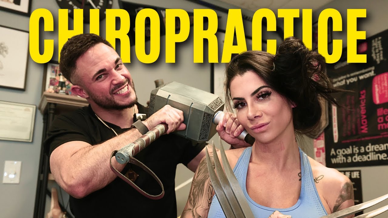 Getting My Back Blown Out (Chiropractic Edition!) - YouTube