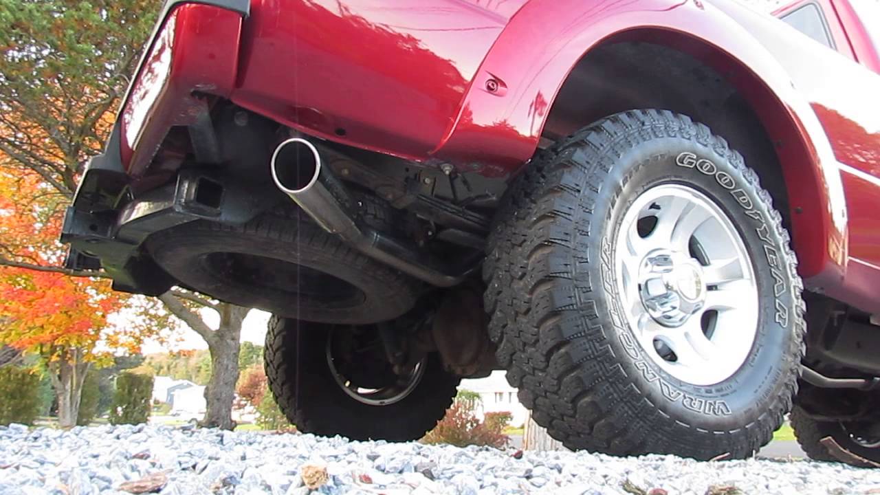 2011 Ford Ranger 4.0L Cat-Back MBRP Exhaust - YouTube