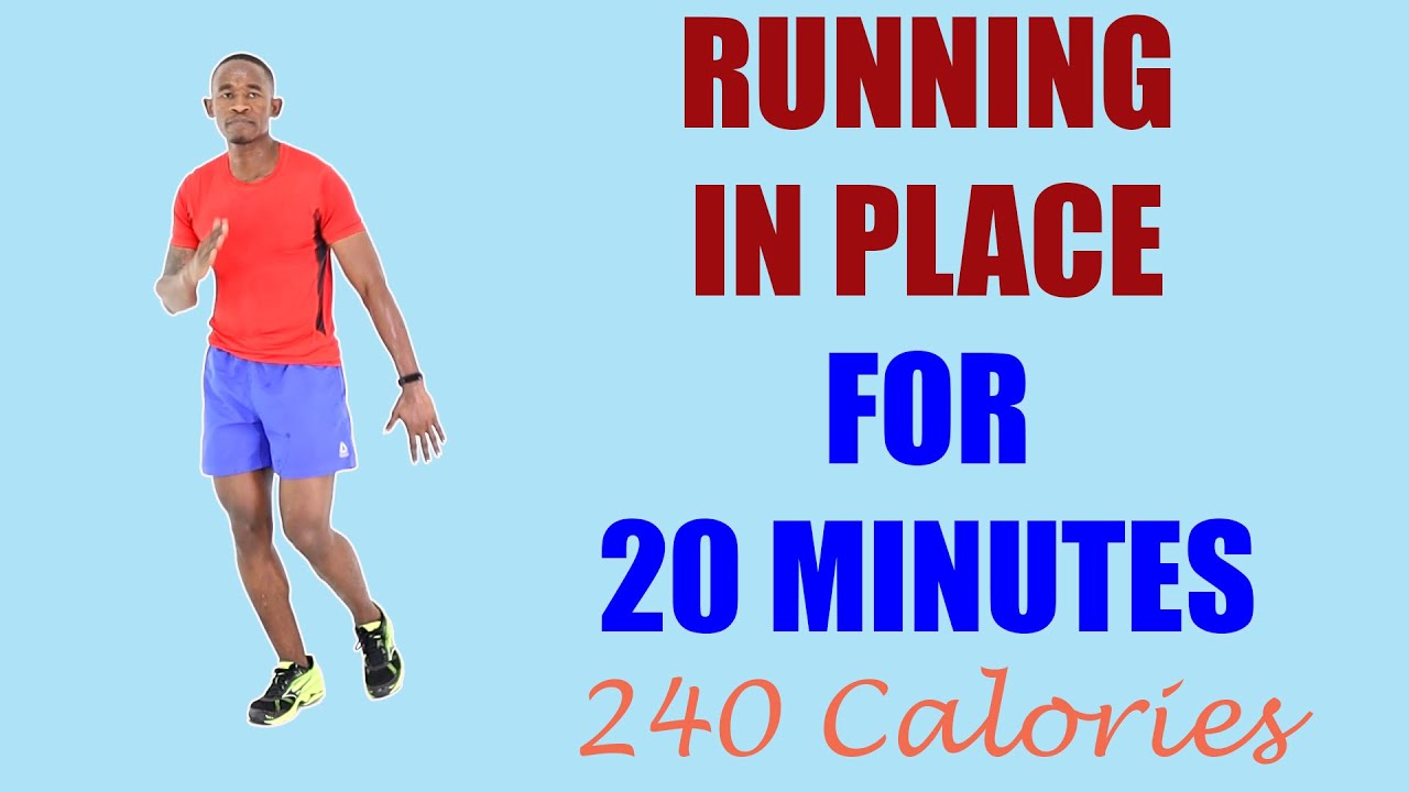 Running In place for 20 Minutes 🔥 Running for Weight Loss - 240 ...
