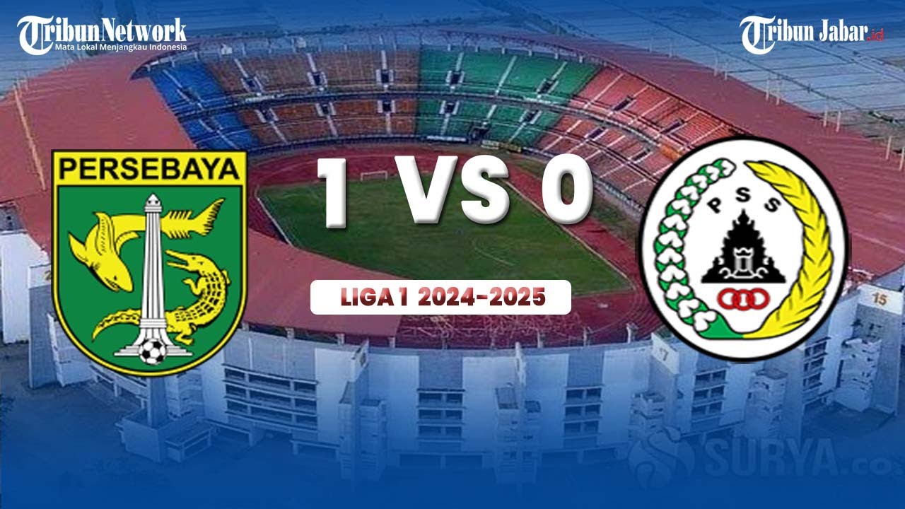 🔴HASIL AKHIR - PERSEBAYA SURABAYA (1) VS (0) PSS SLEMAN | Liga 1 | LIVE ...
