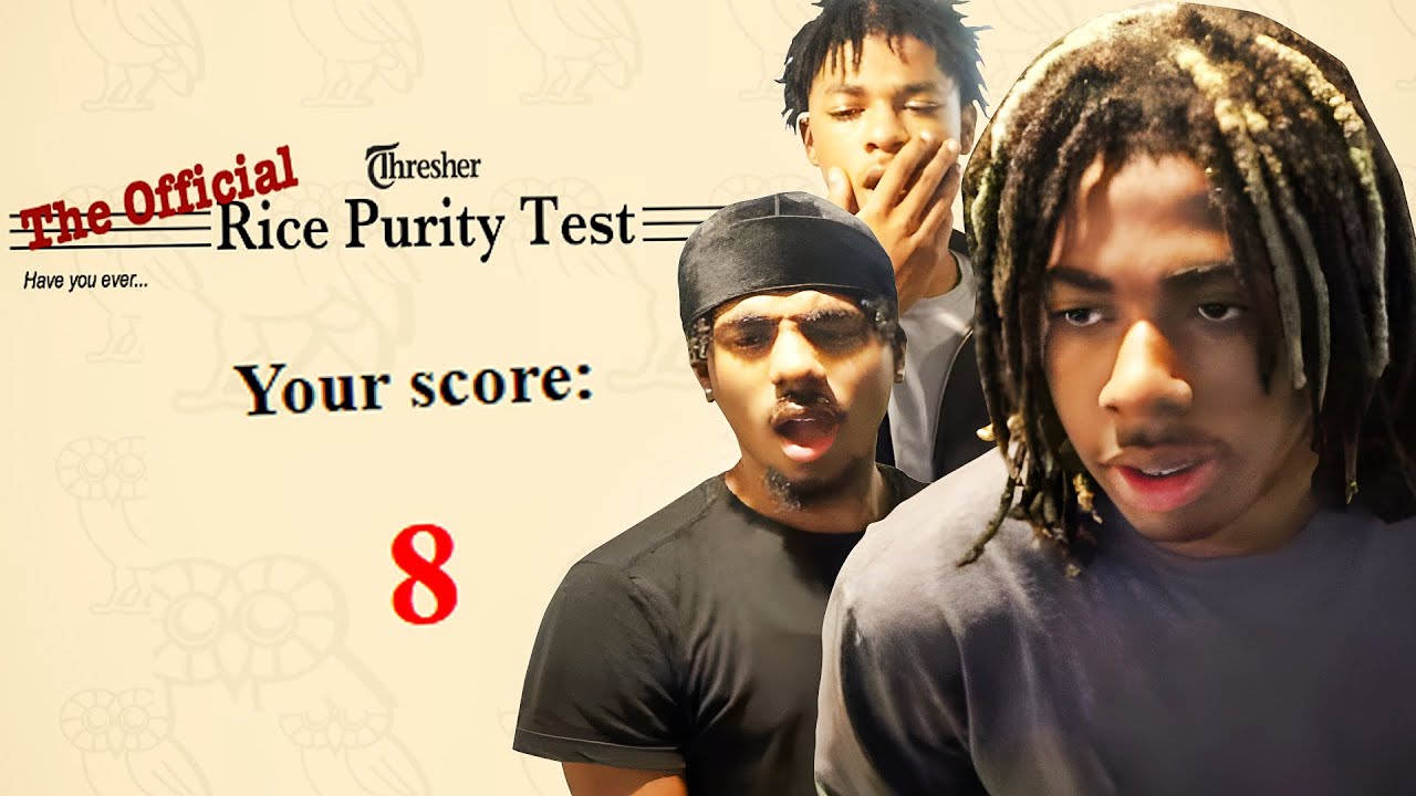 Average 16-Year-Old Takes The Rice Purity Test...THIS GENERATION IS ...