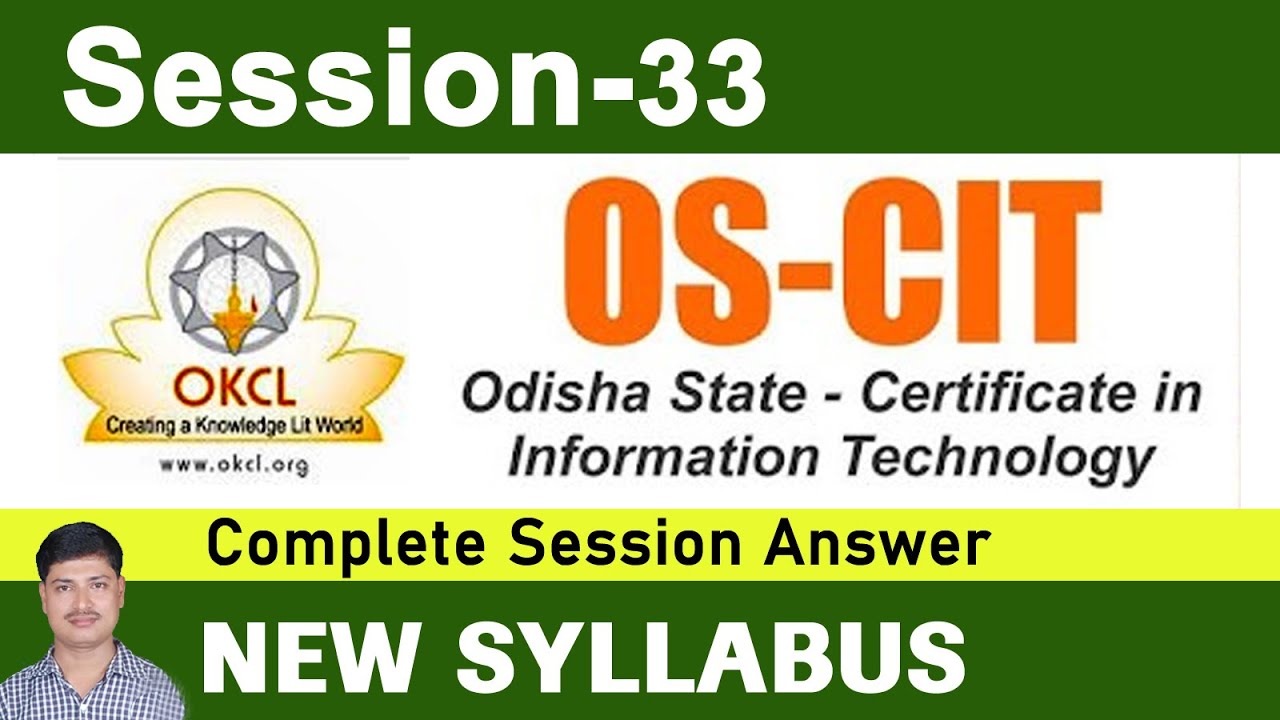 OS-CIT Session 33 (New Syllabus) #microiteducation - YouTube