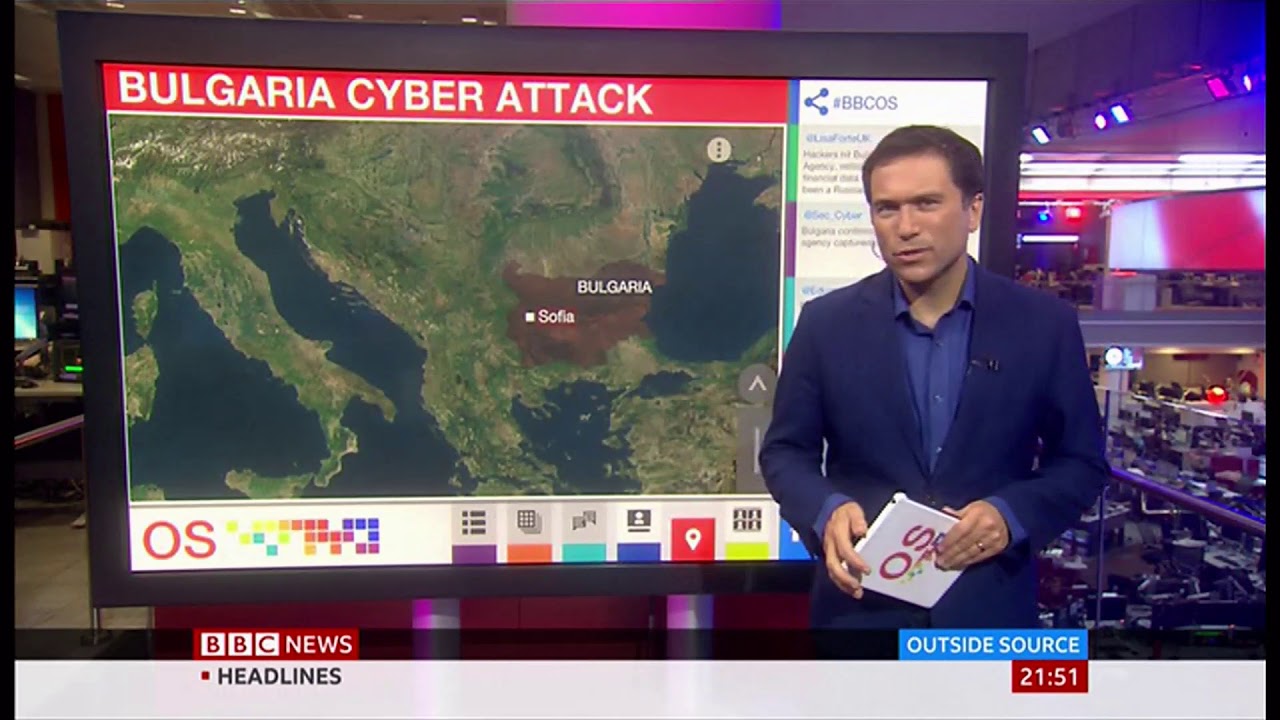 Large cyber attack (Bulgaria) - BBC News - 16th July 2019 - YouTube