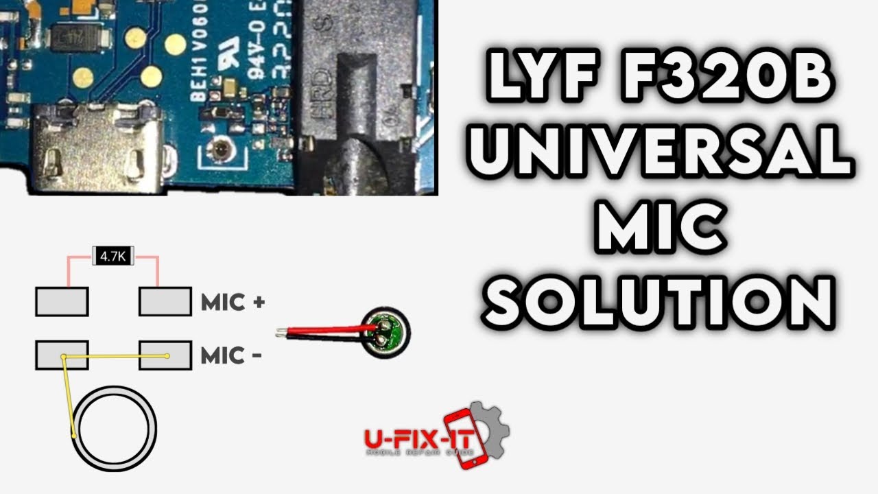 LYF F320b Mic Problem Solved| 5Pin Mic To 2Pin Mic |F320b Universal Mic ...