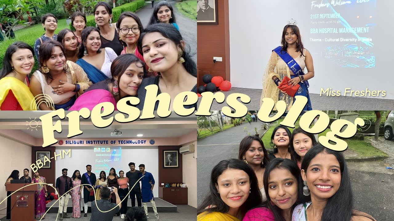 Freshers vlog || SIT || Miss Freshers || Dance performance || India ...