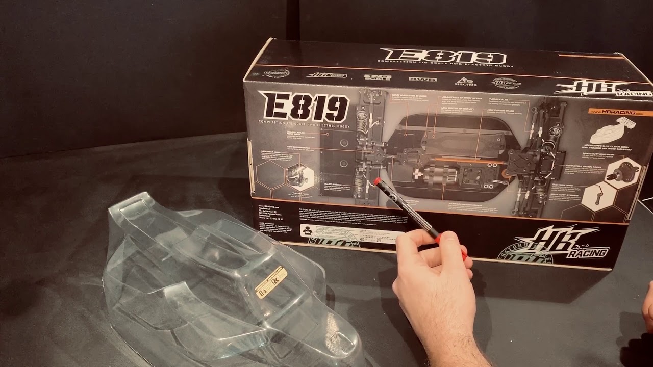 HB Racing E819 - 4WD 1/8 - découverte du kit - YouTube